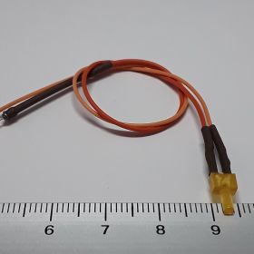 Acheter Led canon long 2mm orange diffusant - Au Pays des Leds