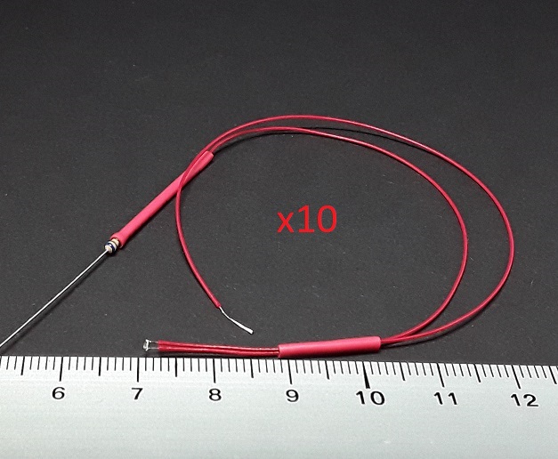 Acheter Micro led type C rouge - par sachet de 10 - Au Pays des Leds