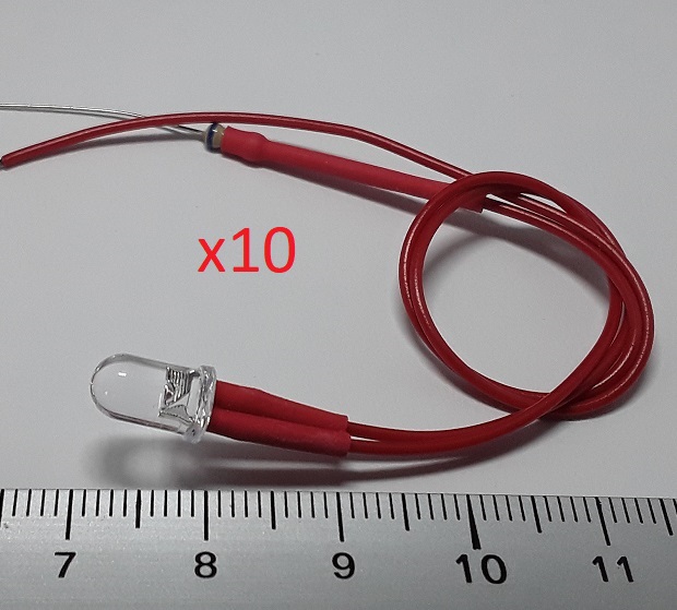 Acheter Led clignotante 5mm rouge - par sachet de 10 - Au Pays des Leds